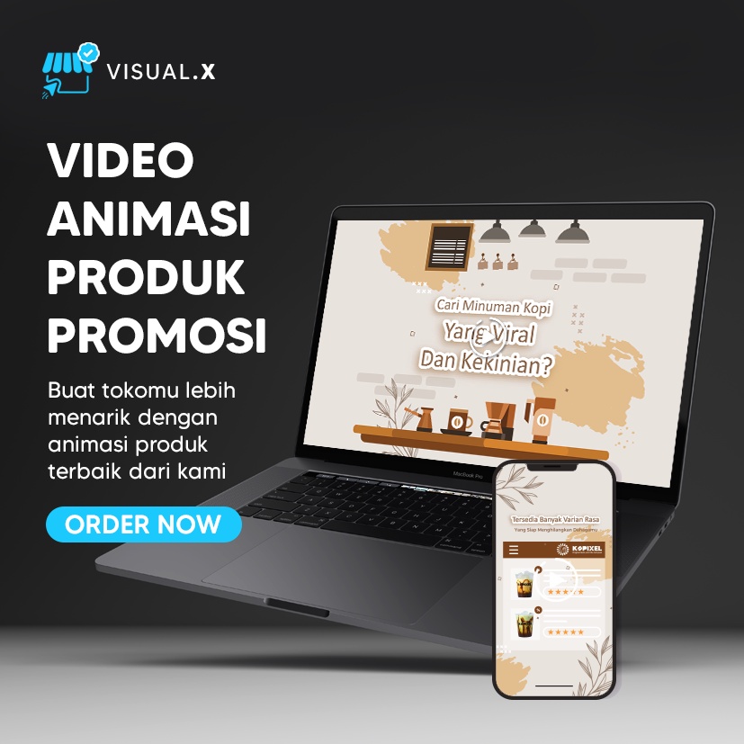 Jual Jasa Desain Video animasi Produk Promosi Minuman Coffe UMKM ...