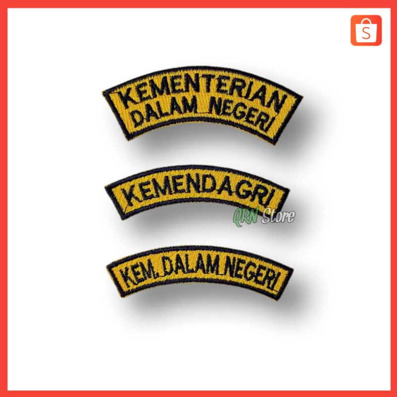 Jual Bet Badge PNS Kementerian Dalam Negeri Kemendagri - Bordir ...