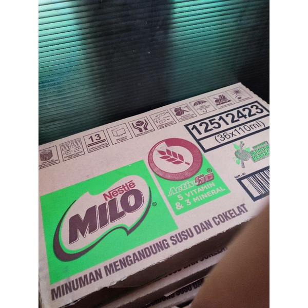 Jual MILO SUSU ACTIV GO UHT 110ml 1 Dus Isi 36 Kotak | Shopee Indonesia