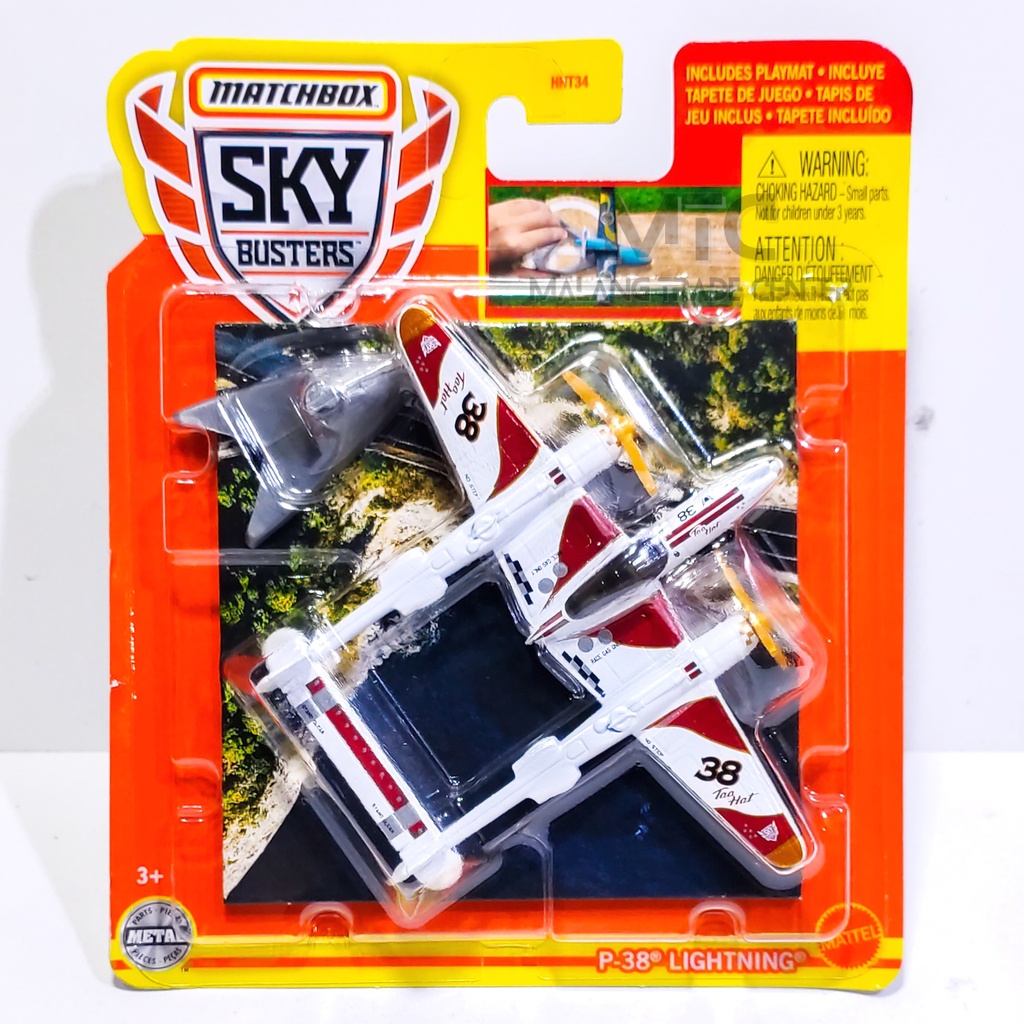 Jual Matchbox Sky Busters P-38 Lightning 939C | Shopee Indonesia