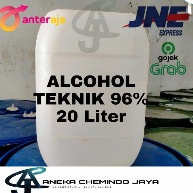 Jual Alkohol Teknik 96% | Alcohol Teknik | 20 Liter | Non Food Grade ...