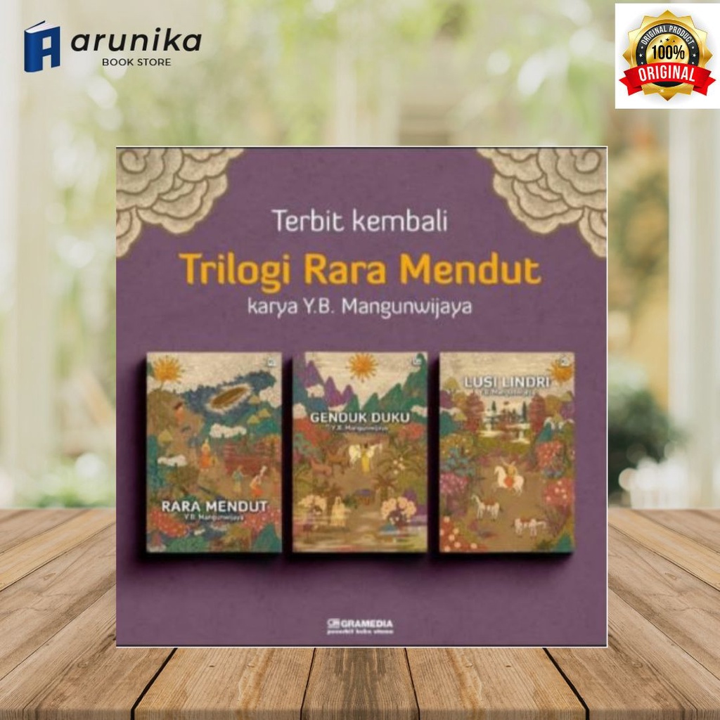 Jual Trilogi YB Mangunwijaya Rara Mendut - Genduk Duku - Lusi Lindri ...