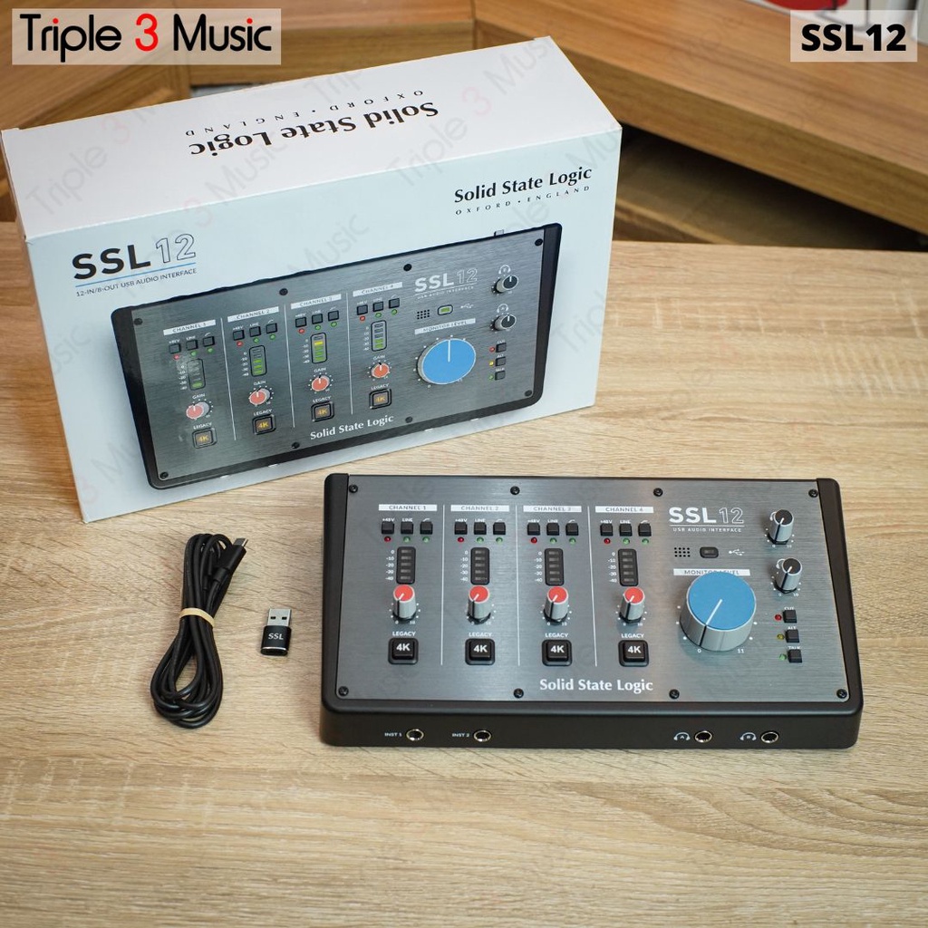 Jual Solid State Logic SSL 12 USB Soundcard Interface ORIGINAL | Shopee ...