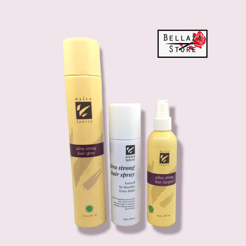 Jual Mylea Lancry Ultra Strong Hair Spray 200 ml | Shopee Indonesia