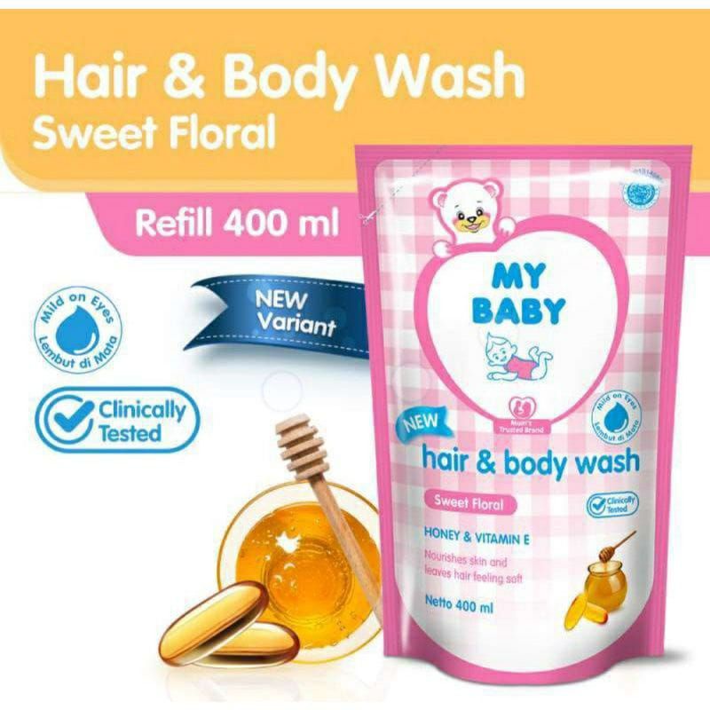 Jual MY BABY Body Wash / Cologne Sweet Floral 100Ml | Shopee Indonesia