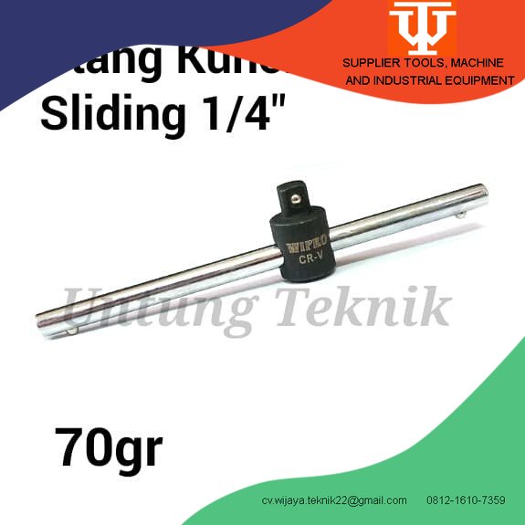 Jual WIPRO 0.25 inch Drive Stang Kunci Sok Sliding | Shopee Indonesia