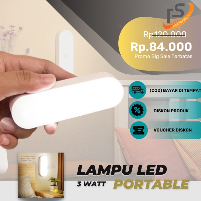 Jual Lampu Smart LED Lampu Tempel Dinding Lemari LED | Shopee Indonesia