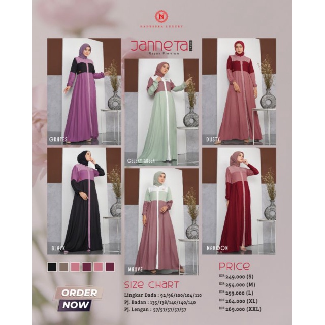 Jual JANNETA DRESS // BY NADHEERA LUXURY | Shopee Indonesia
