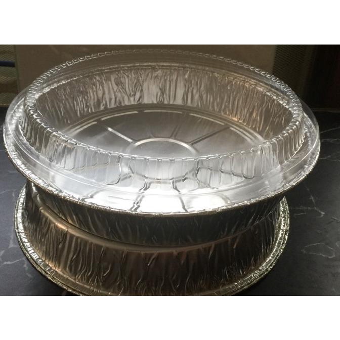 Jual Alumunium Foil Tray RX 1200-34 Bulat Pie, macaroni,roti + tutup ...