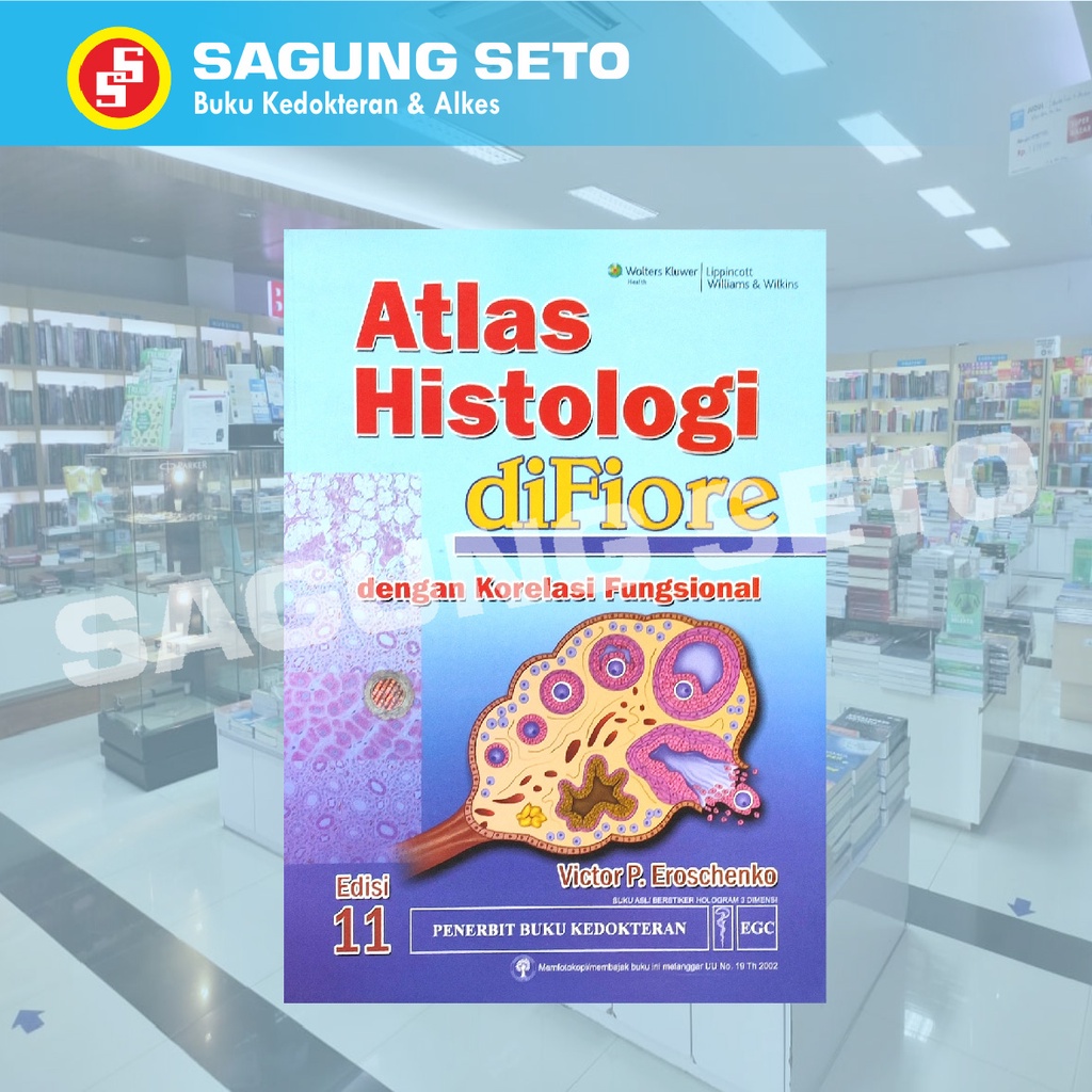 Jual BUKU ATLAS HISTOLOGI DI FIORE E-11 - VICTOR/EGC | Shopee Indonesia