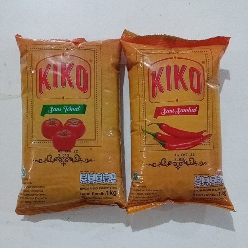 Jual KIKO saus sambal cabe & tomat 1kg (delmonte) | Shopee Indonesia