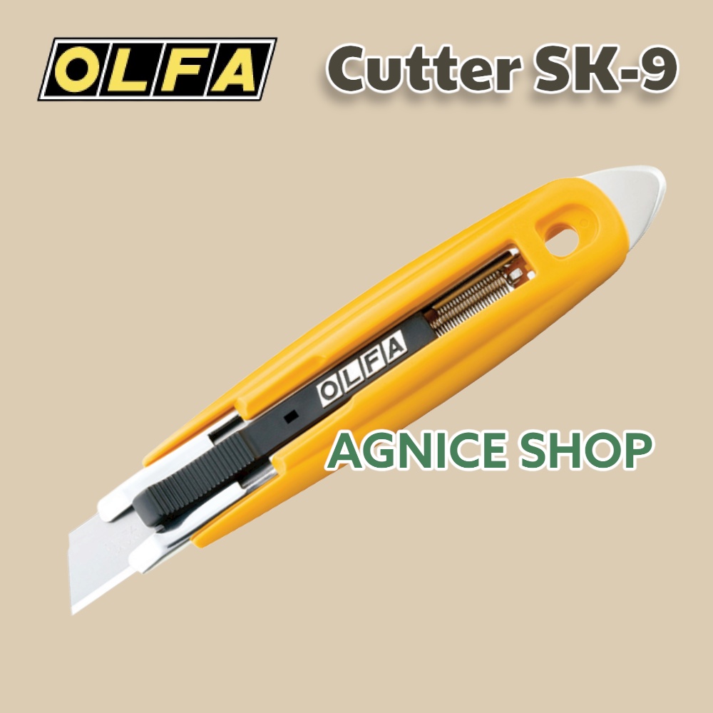 Jual Olfa Cutter SK-9 Semi Automatic Safety Knife | Shopee Indonesia