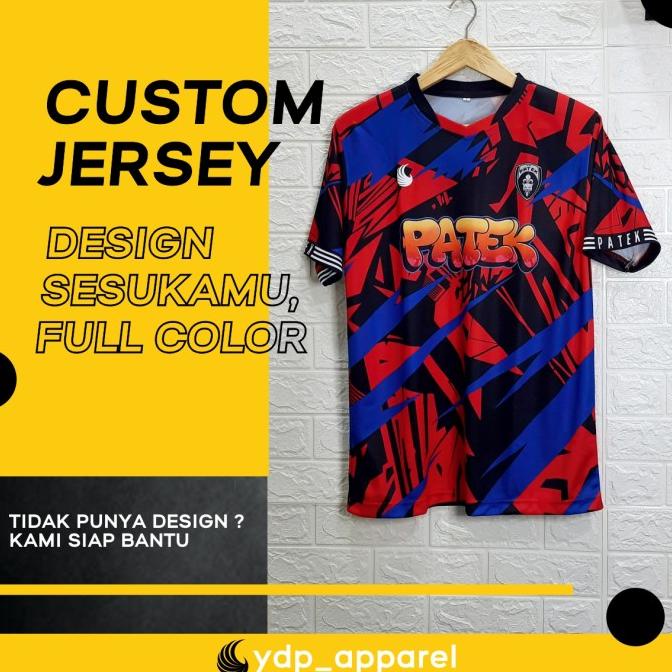 Jual Jersey Custom Printing Sublim Desain Sesuai Keinginan | Shopee ...