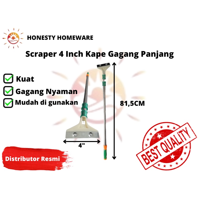 Jual Gagang Panjang Scraper Kape Cutter 4 Inch (81,5cm) | Shopee Indonesia