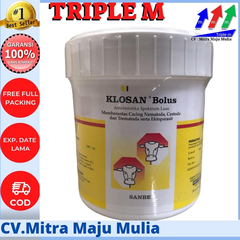 Jual KLOSAN 42 Bolus KLOSAN BOLUS Obat Cacing Spektrum Luas ...