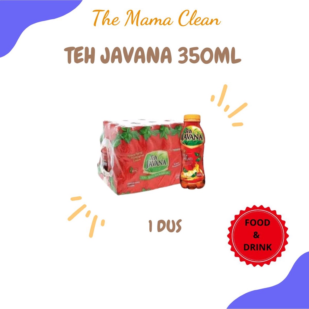 Jual MINUMAN TEH JAVANA BOTOL 350ML 1 DUS = 12 PCS | Shopee Indonesia