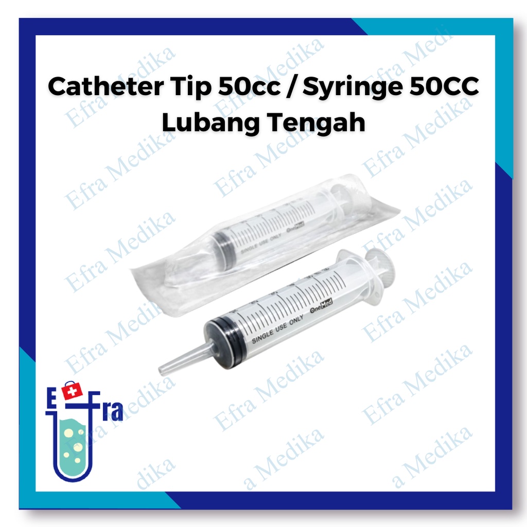 Jual Syringe 50cc Catheter Tip / Syringe 50cc Lubang Tengah | Shopee ...