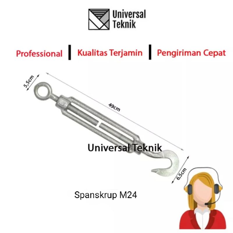 Jual Spanskrup M24 alat alat teknik bengkel besi stainless steel ...