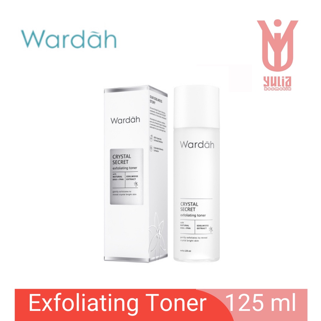 Jual Wardah Crystal Secret Exfoliating Toner with Natural AHA+PHA 125 ...