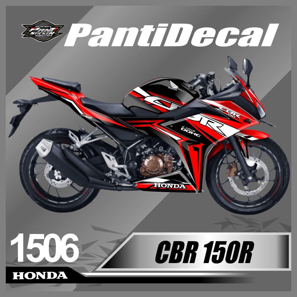 Jual Sticker Skotlet Decal Custom Honda CBR 150R Design Variasi Skotlet ...