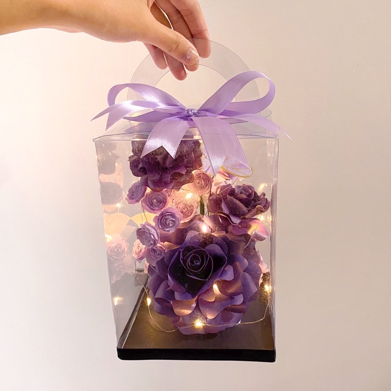 Jual PARADISE FLOWER BOX / PAPER FLOWER BOX / KADO BOX BUNGA / GARDEN ...