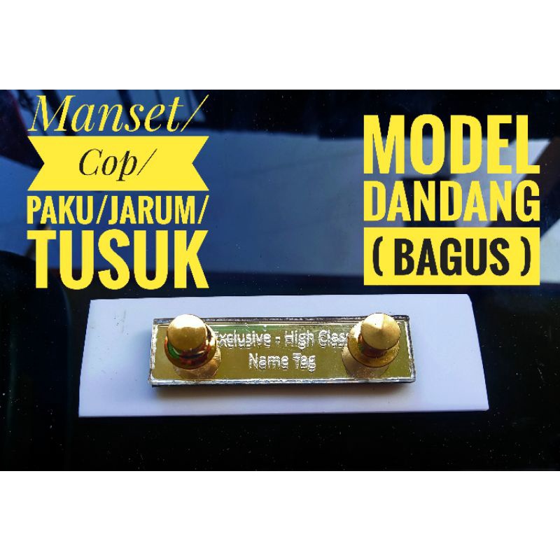 Jual PENJELASAN TENTANG PENGAIT NAME TAG JENIS COP TUSUK PAKU KNOP ...