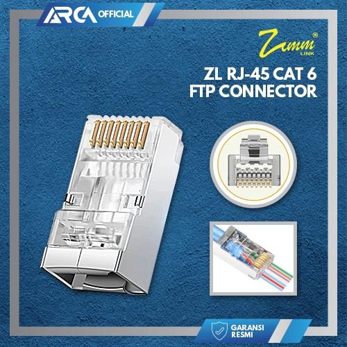 Jual Connector Rj45 Ftp Cat6 Zimmlink Metal Zl Konektor Ready | Shopee ...