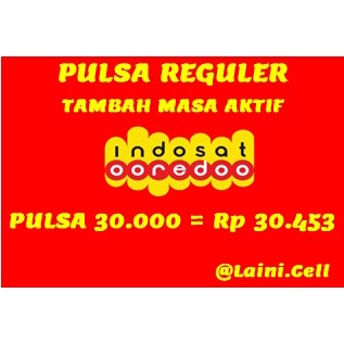 Jual Pulsa Reguler Indosat IM3 Mentari 30K 30RB 30.000 30000 Tambah ...
