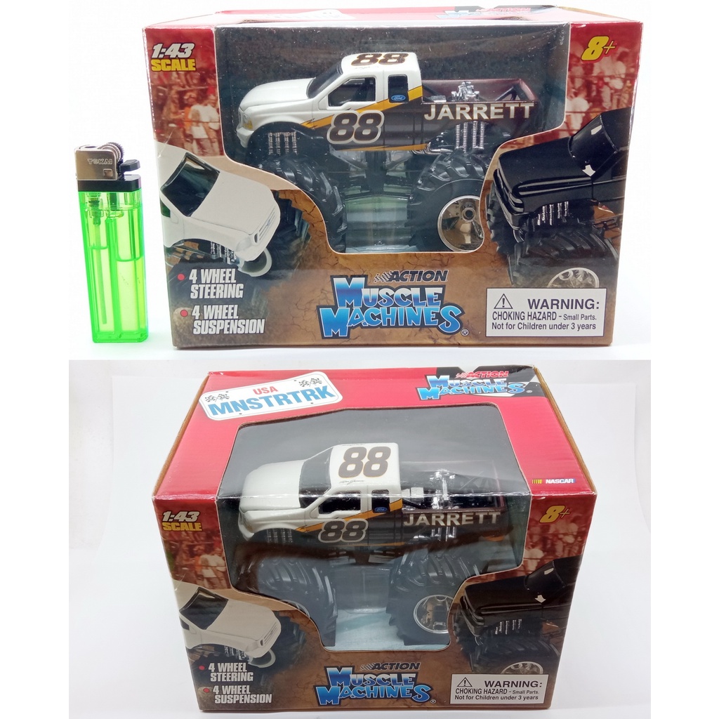 Jual Muscle Machines Nascar Monster Truck Big Foot Dale Jarrett 88 1/43 ...