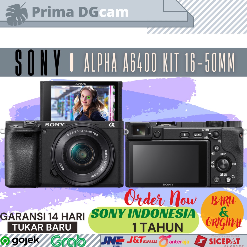 Jual Sony Alpha a6400 Kit 16-50mm f3.5-5.6 OSS | Shopee Indonesia