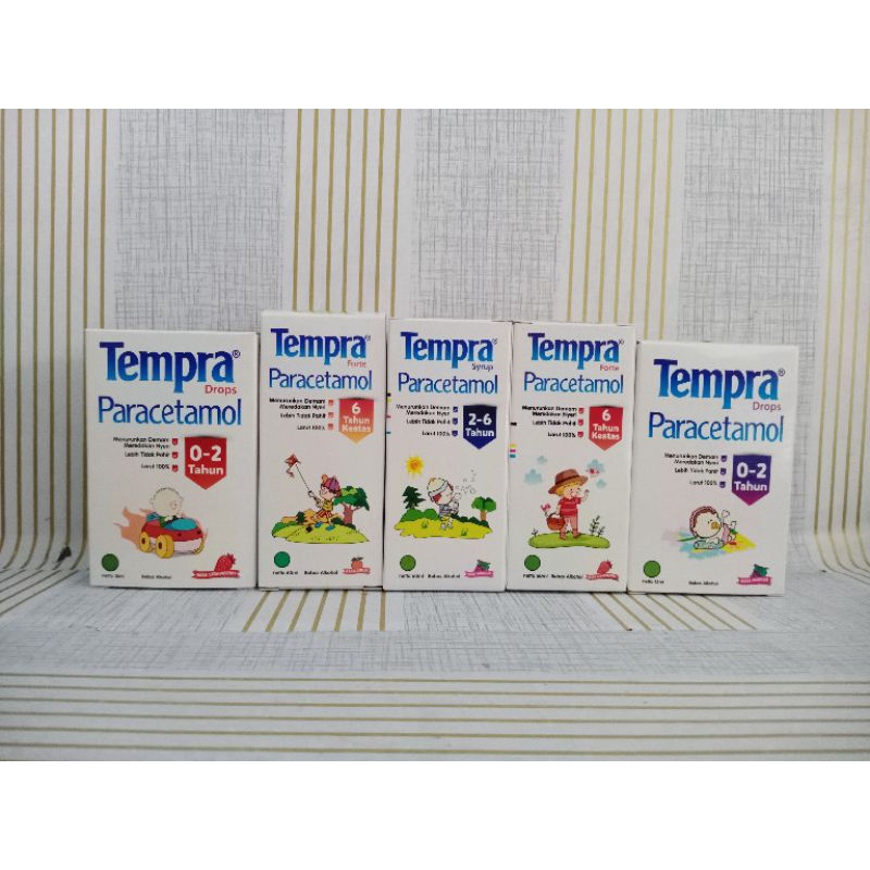 Jual Tempra sirup Forte Drop untuk penurun panas demam nyeri pusing ...