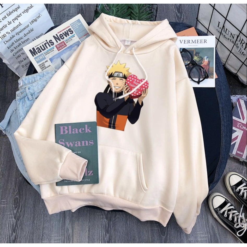 Jual NARUTO Love anime Jumper Hoodie II Sweater Hoodie Trendy II Sweter ...