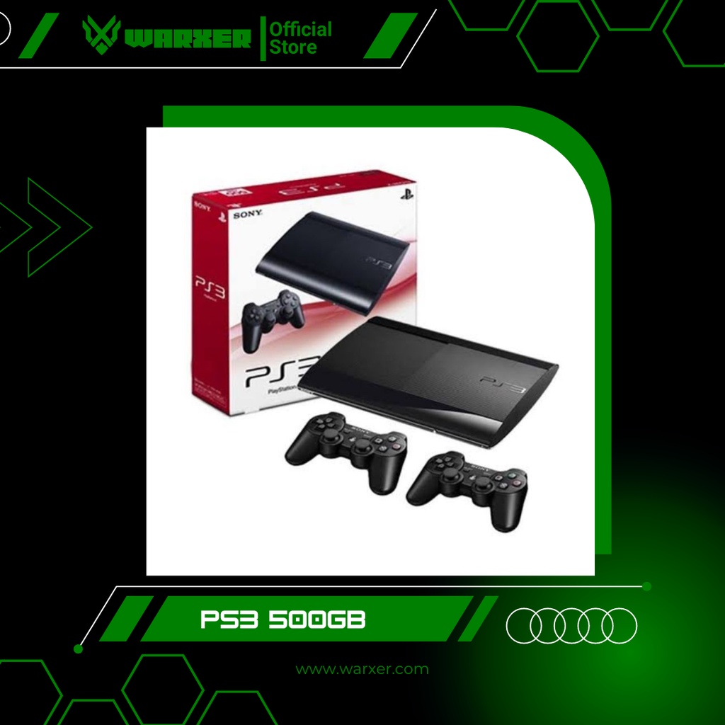 Jual PS3 PS 3 SONY PLAYSTATION 3 SUPER SLIM 500GB OFW+FULL GAME GARANSI ...