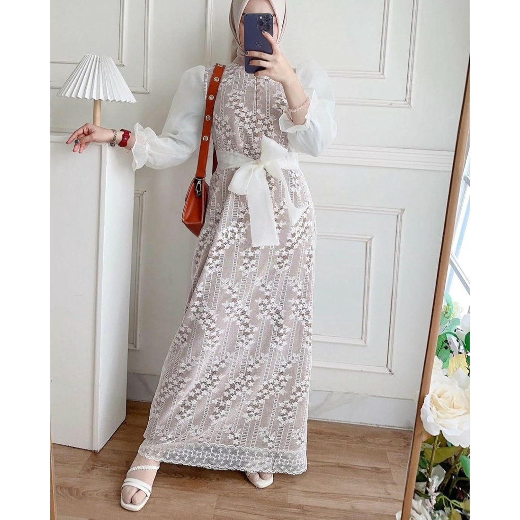 Jual DRESS LUIS / NEW PRODUCT / FASHION MUSLIMAH / BAJU UNDANGAN / BAJU ...