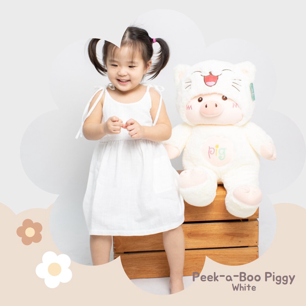 Jual [ Ixia Kids ] Peek-a-Boo Piggy / Boneka Babi Pig Kostum 45cm ...