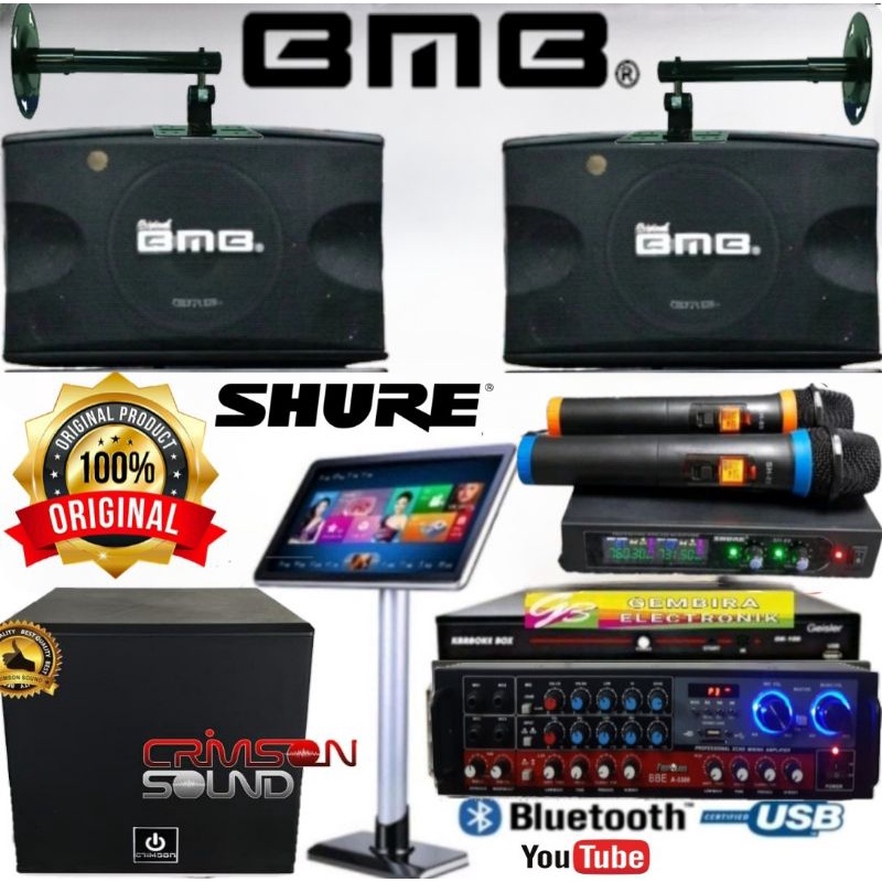 Jual Paket Sound system Bmb Karaoke 10 inchi original bluetooth ...