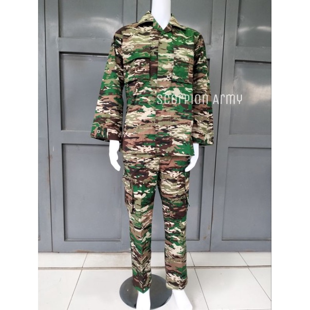 Jual Baju PDL TNI AD Produksi Matra Darat Bahan Jatah Ori Panca Prima | Shopee Indonesia