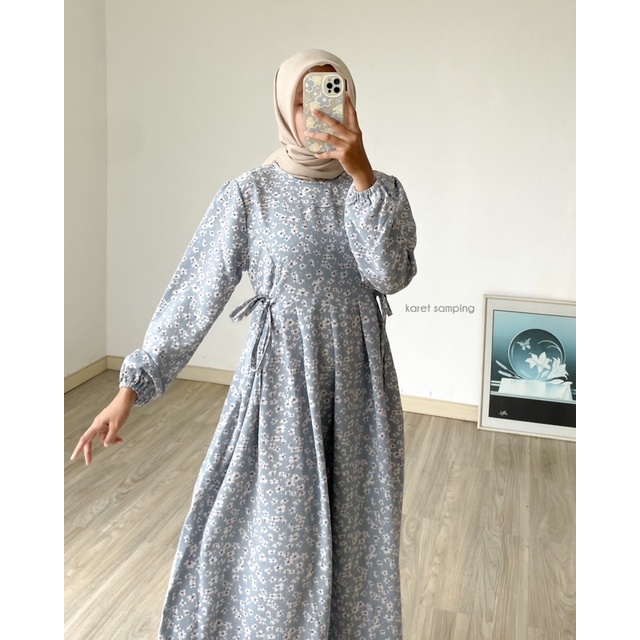 Jual Ghamara• HYERA DRESS MAXI | dress muslim | overal korean | Shopee ...