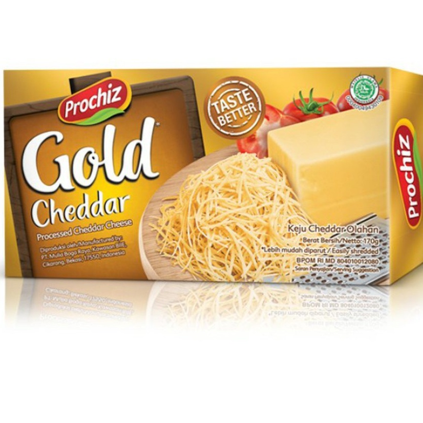 Jual Prochiz Gold Cheddar 160 gr | Shopee Indonesia