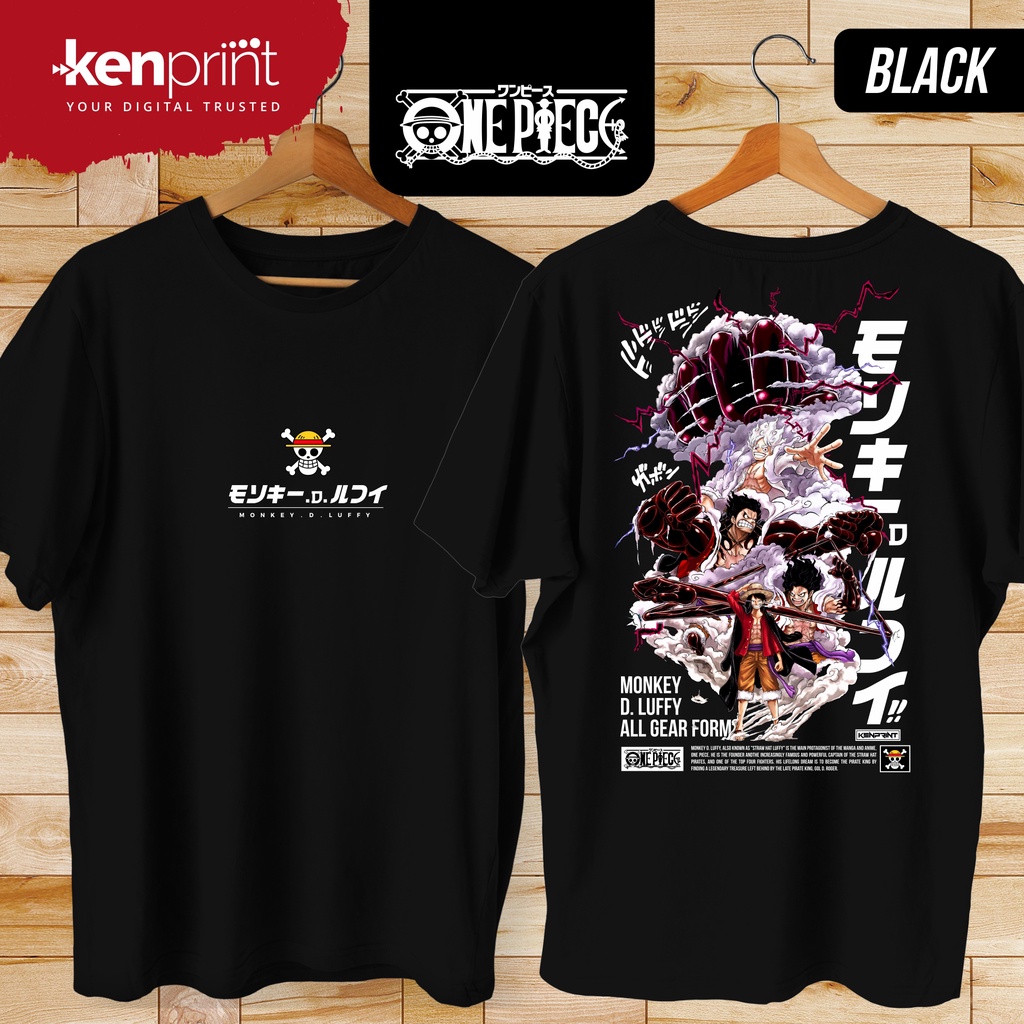 Jual Kaos ANIME MANGA ONE PIECE | LUFFY ALL GEAR FORM | BOUNDMAN ...