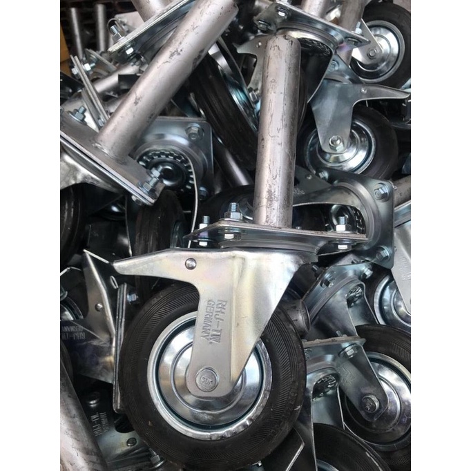 Jual Roda Rem / Lock 1 Bh Steger Scaffolding 6 Inch | Shopee Indonesia
