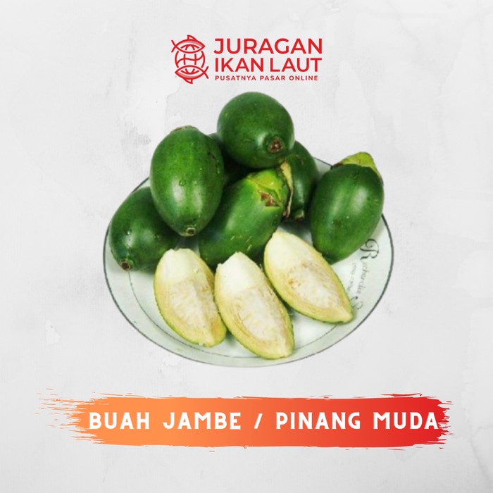 Jual Buah Jambe / Pinang Muda Berkualitas - Isi 10 | Shopee Indonesia