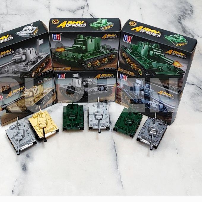 Jual SEGERA BELI Great Friend Army Of World Small Tank Bricks With ...