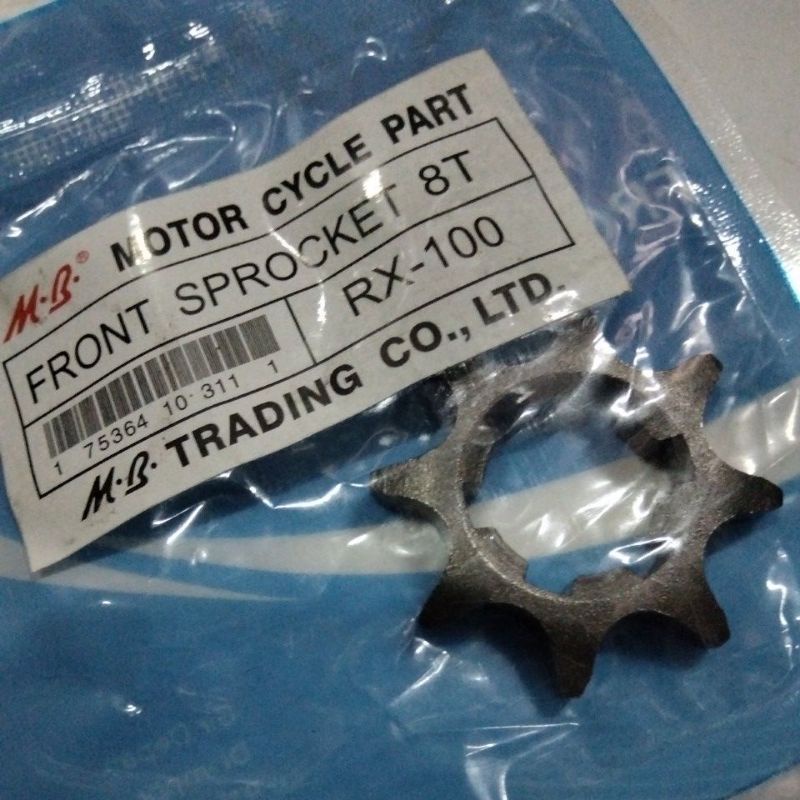 Jual Gear Gir 8T 8 T 428 Sprocket Gigi Tarik Depan Yamaha Rxk Rx King ...