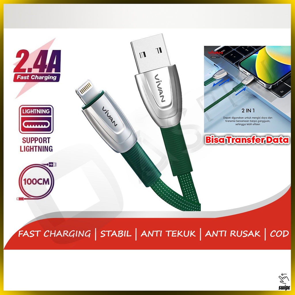 Jual VIVAN Kabel Data BTK-LS Carger Charger Charging Cas Cable Transfer ...