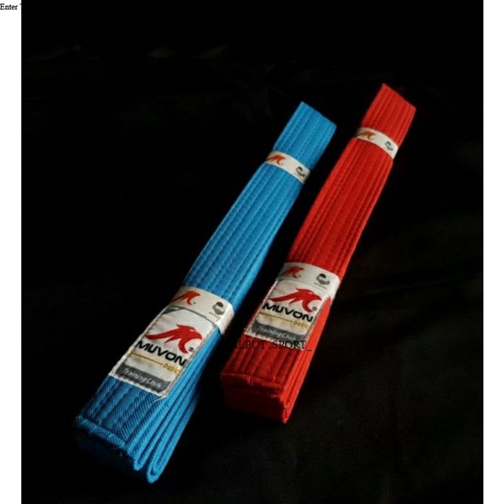 Jual (MVN) Original Basic Sabuk Pertandingan Karate Muvon// Sabuk ...