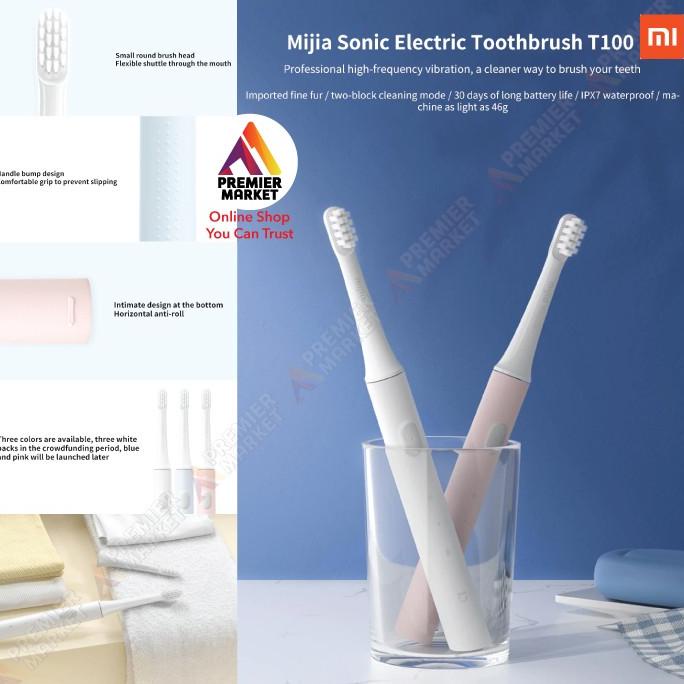 Jual Mijia Electric Toothbrush Sonic T100 Sikat Gigi Elektrik | Shopee Indonesia
