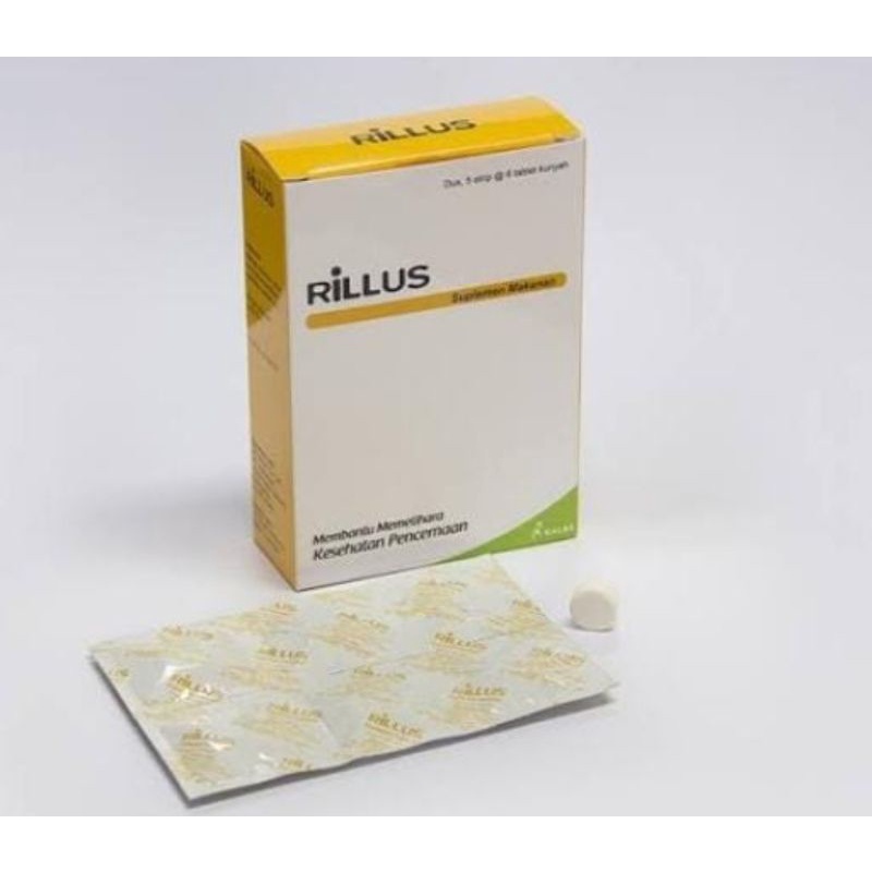 Jual Rillus Tablet Chew Isi 6 Tablet | Shopee Indonesia