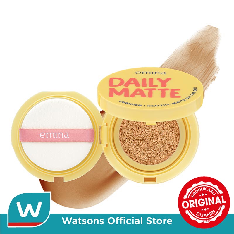 Jual Emina Daily Matte Cushion W04 Mocca | Shopee Indonesia