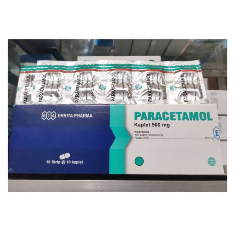 Jual Paracetamol mef 500mg tablet obat demam/panas/sakit gigi /sakit ...